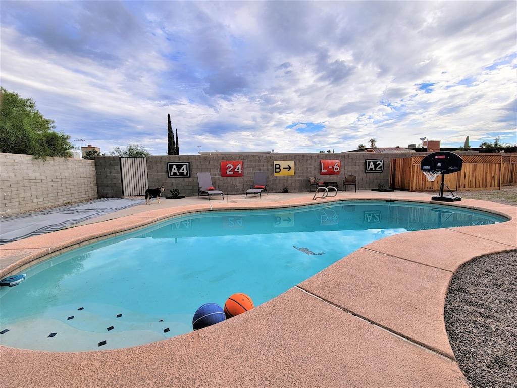 Fighter Jet Launching Pad with Pool Pet Policy