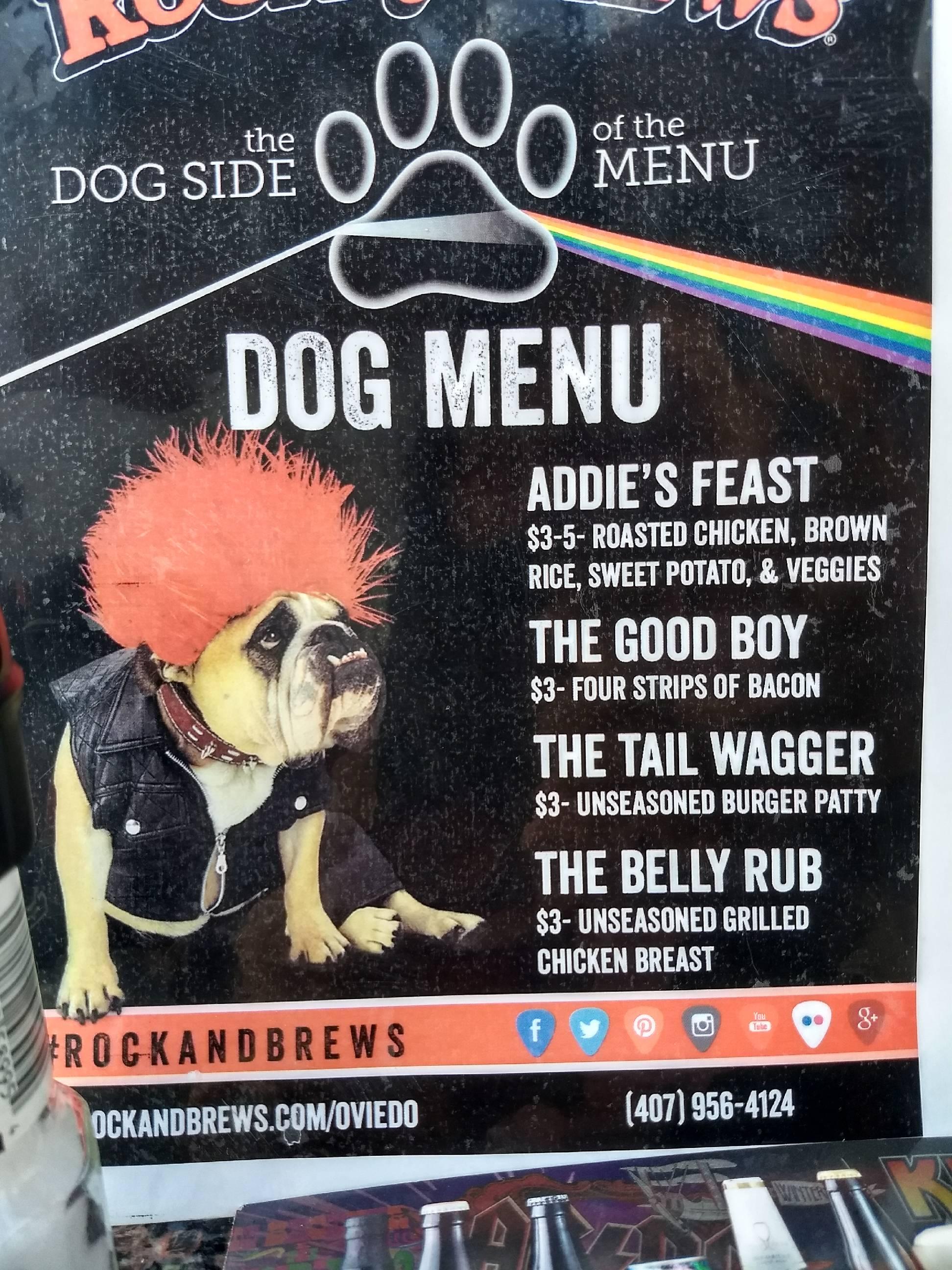 Dog Menue ⋆ BringFido