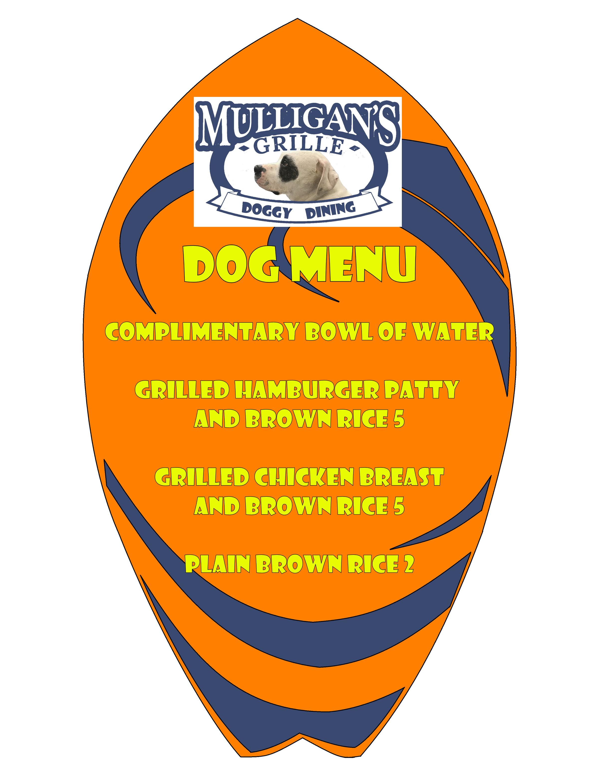 Doggy Dining Menu ⋆ BringFido