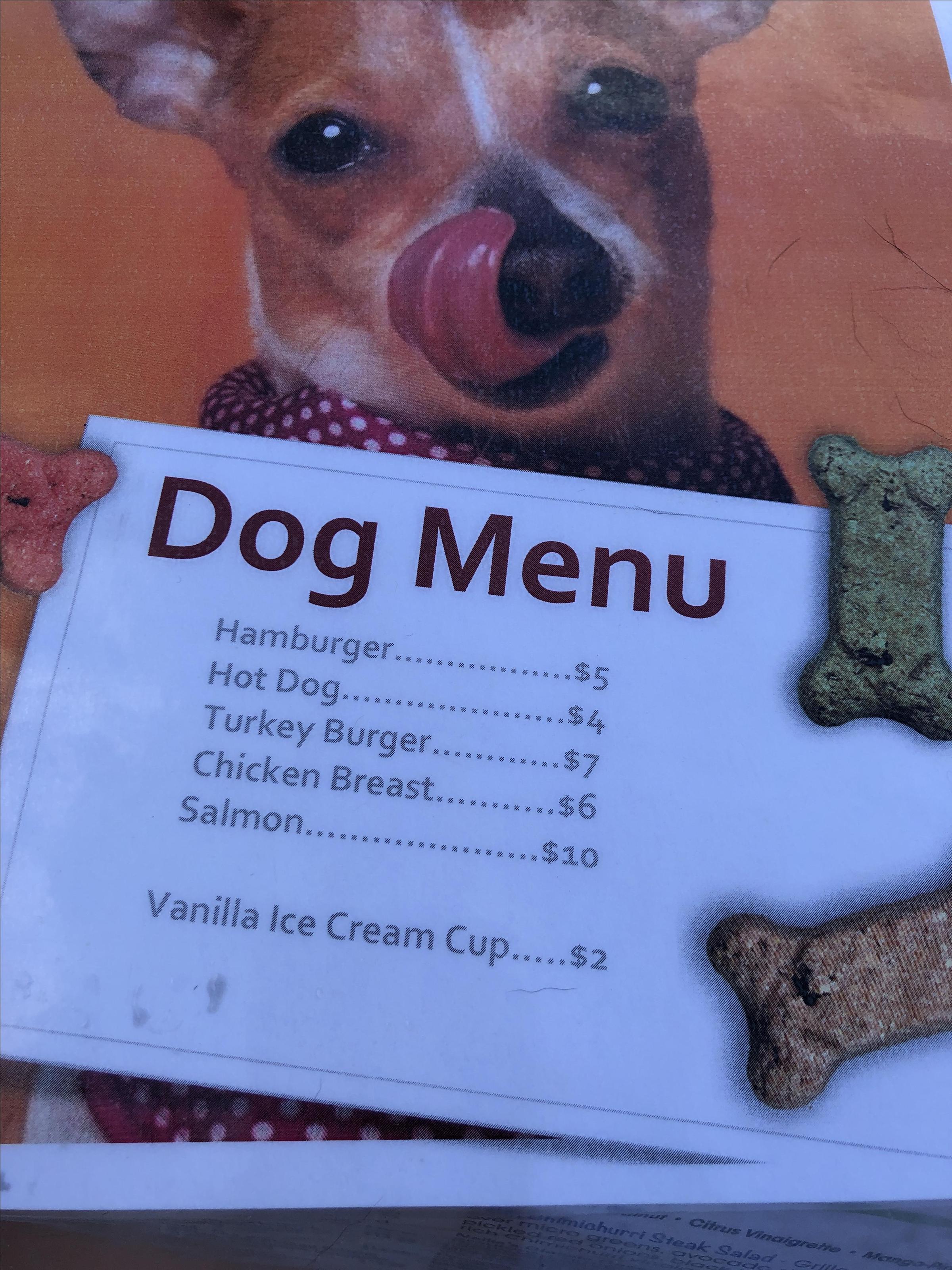 Dog Menu! ⋆ BringFido