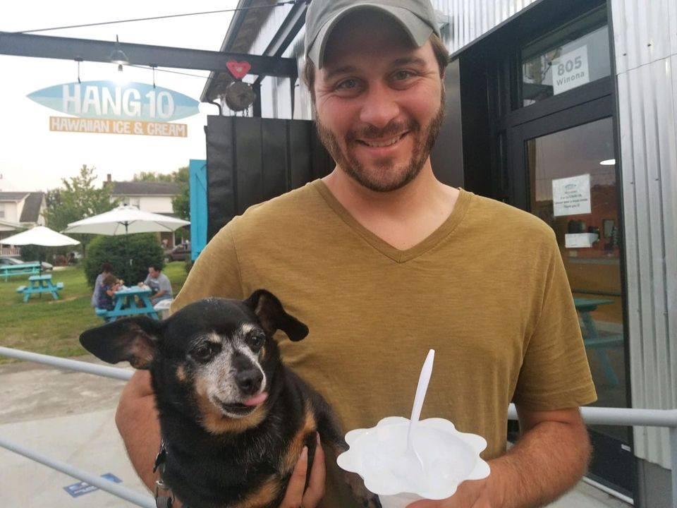 Hang 10 Hawaiian Ice & Cream Is Pet Friendly